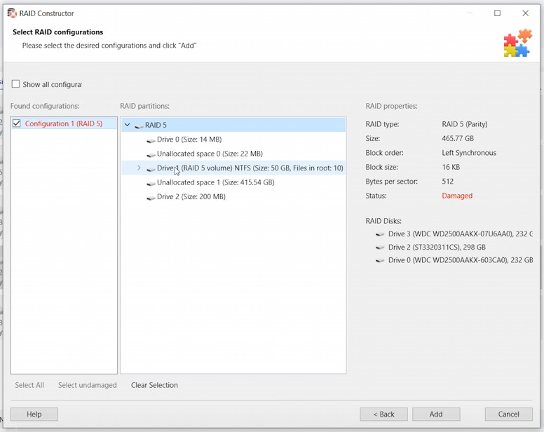 Як відновити данні з RAID 5 диску створеного OWC SoftRaid на Windows