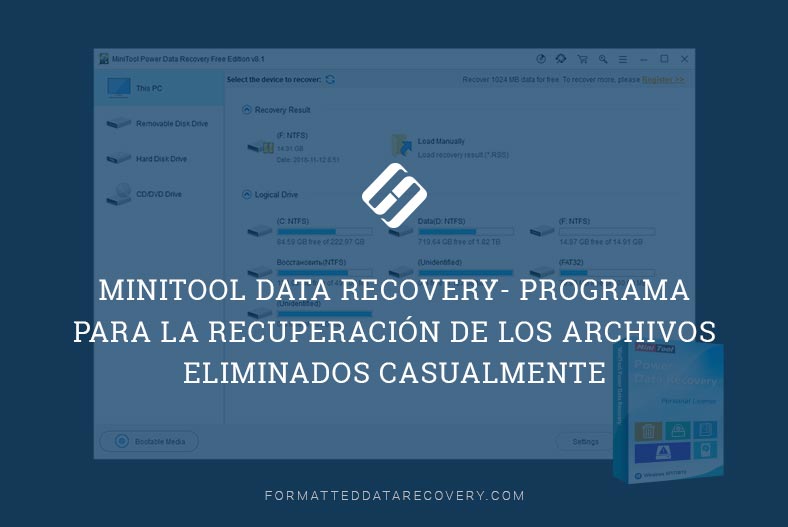 MiniTool Data Recovery- programa para la recuperación de los archivos ...