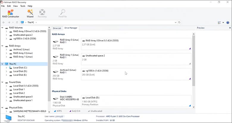 Як швидко відновити дані з NAS Synology ioSafe 218 (RAID 5, 6, 0, 1 ...